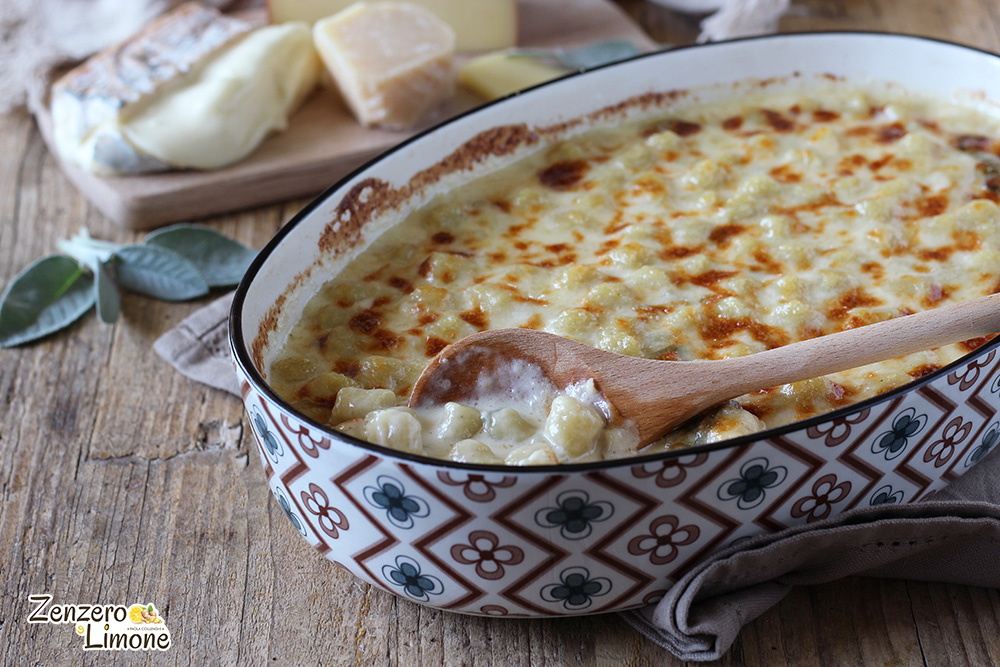 Gnocchi ai quattro formaggi | Zenzero e Limone