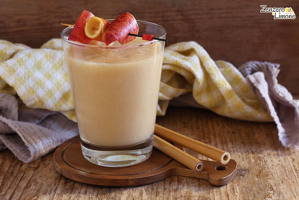 Succo sprint di pera e mela al frullatore | Zenzero e Limone