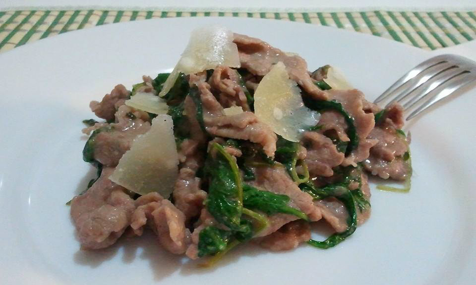 Straccetti con la rucola