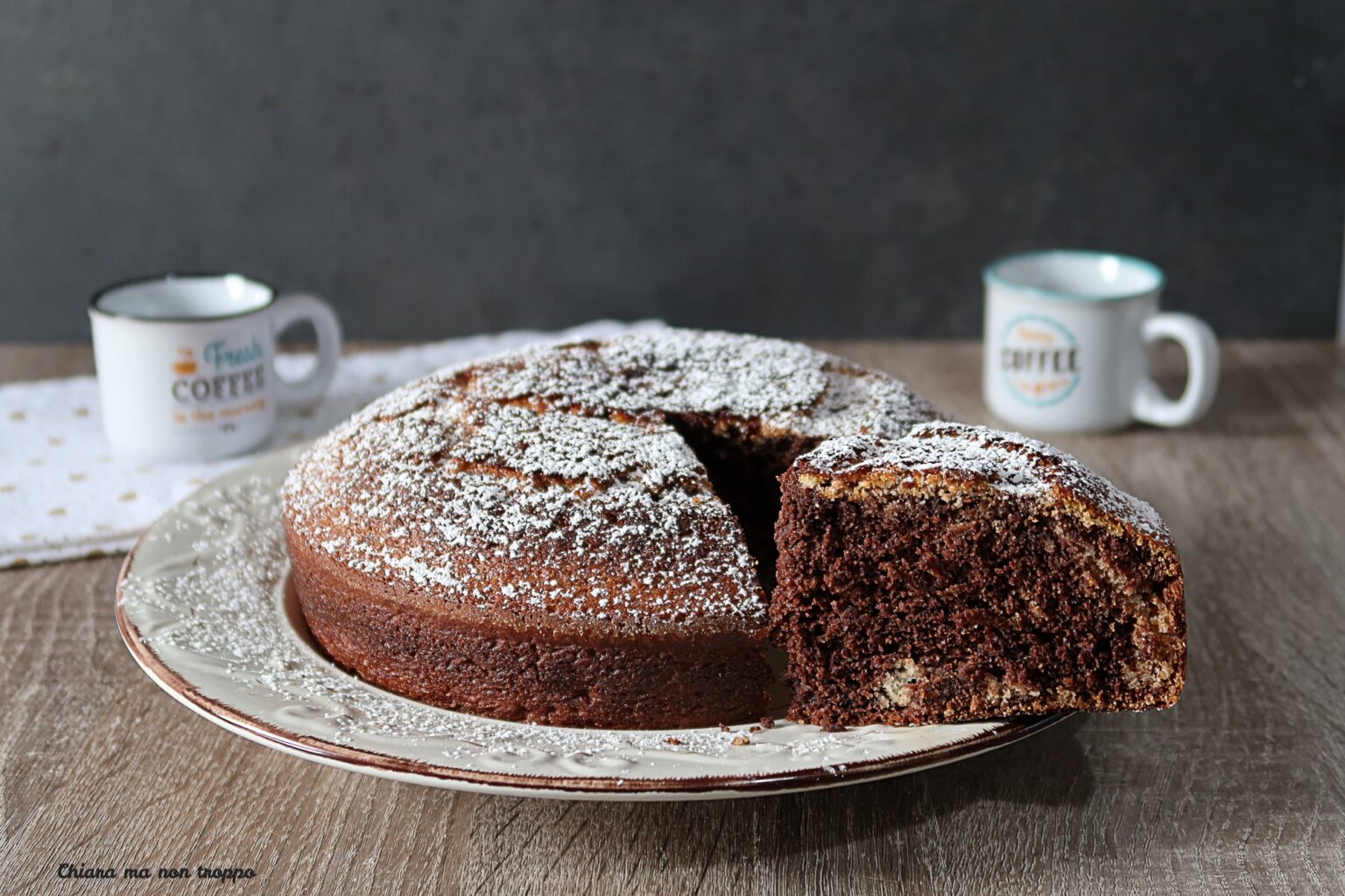 Torta al cacao e bevanda vegetale - Divertirsi in cucina