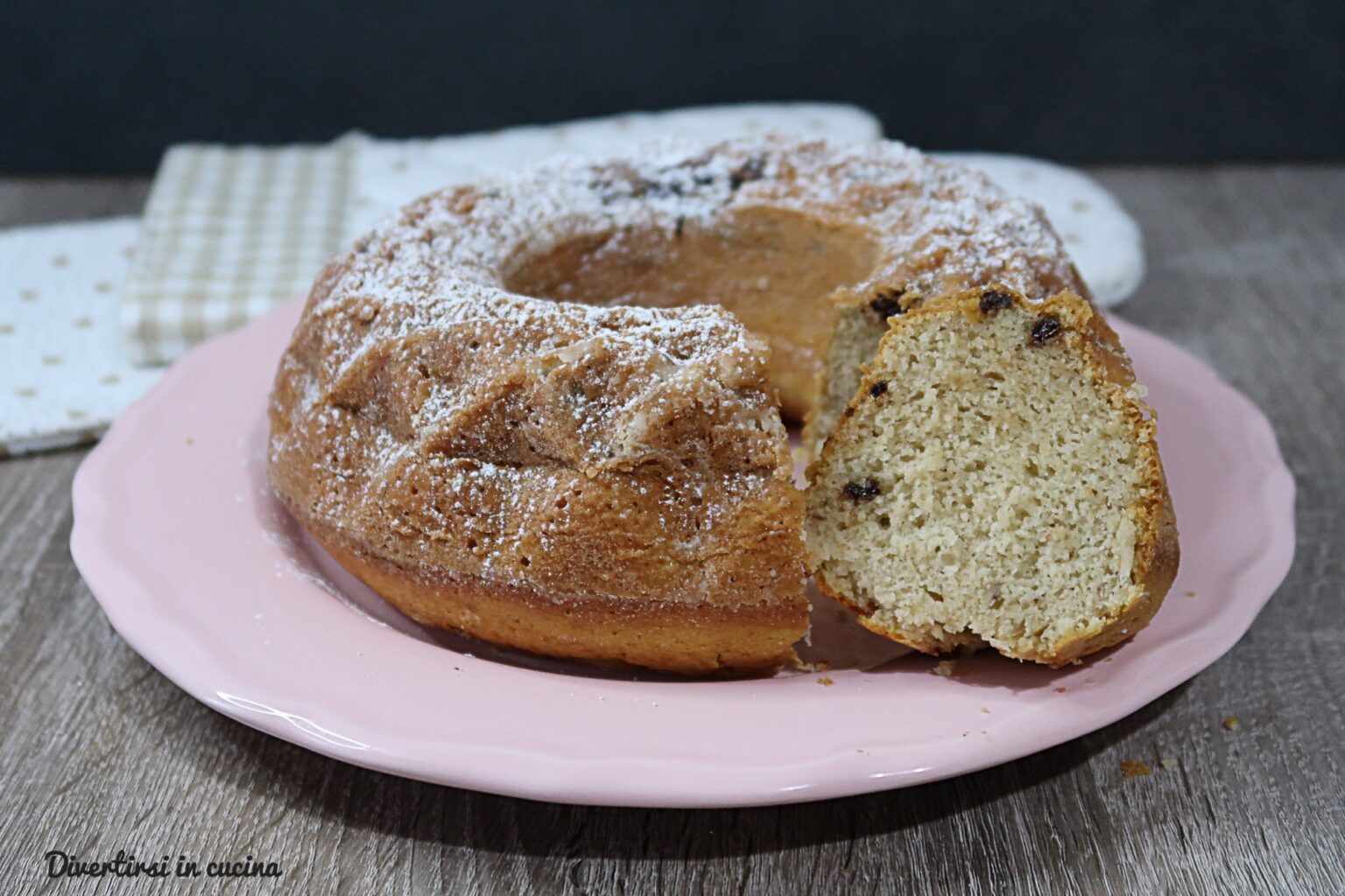 Ciambellone con bevanda vegetale - Divertirsi in cucina