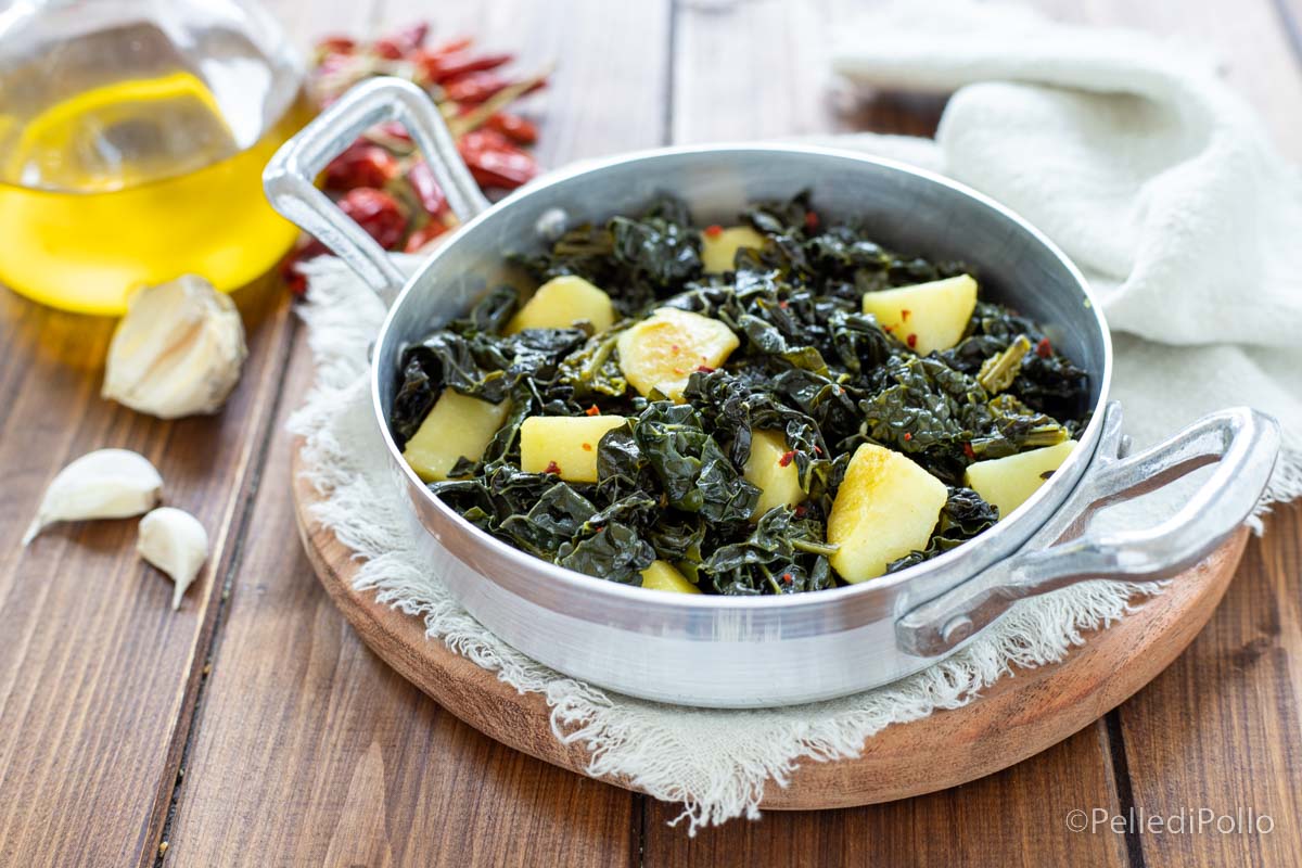 Cavolo nero e patate - Contorno semplice e gustoso