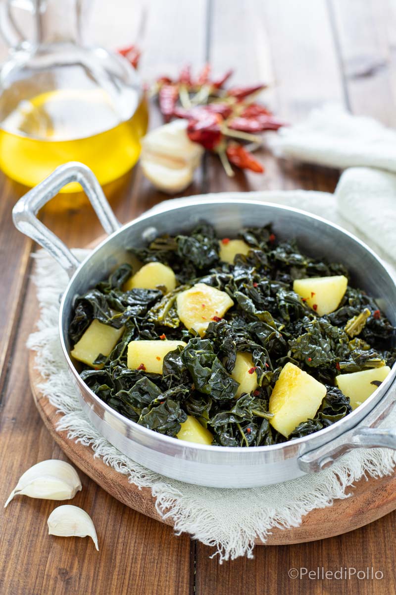 Cavolo nero e patate - Contorno semplice e gustoso