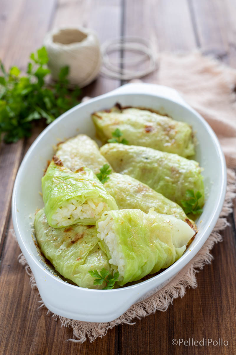 Involtini di verza con riso - Semplicissimi e gustosi