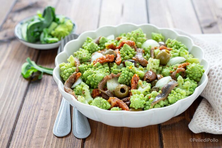 Insalata di rinforzo con cavolo romano - Ricetta facile gustosissima