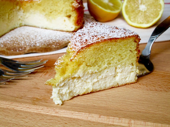 Torta al Limone con Cuore di Ricotta | Dolci Ricette di Pietro
