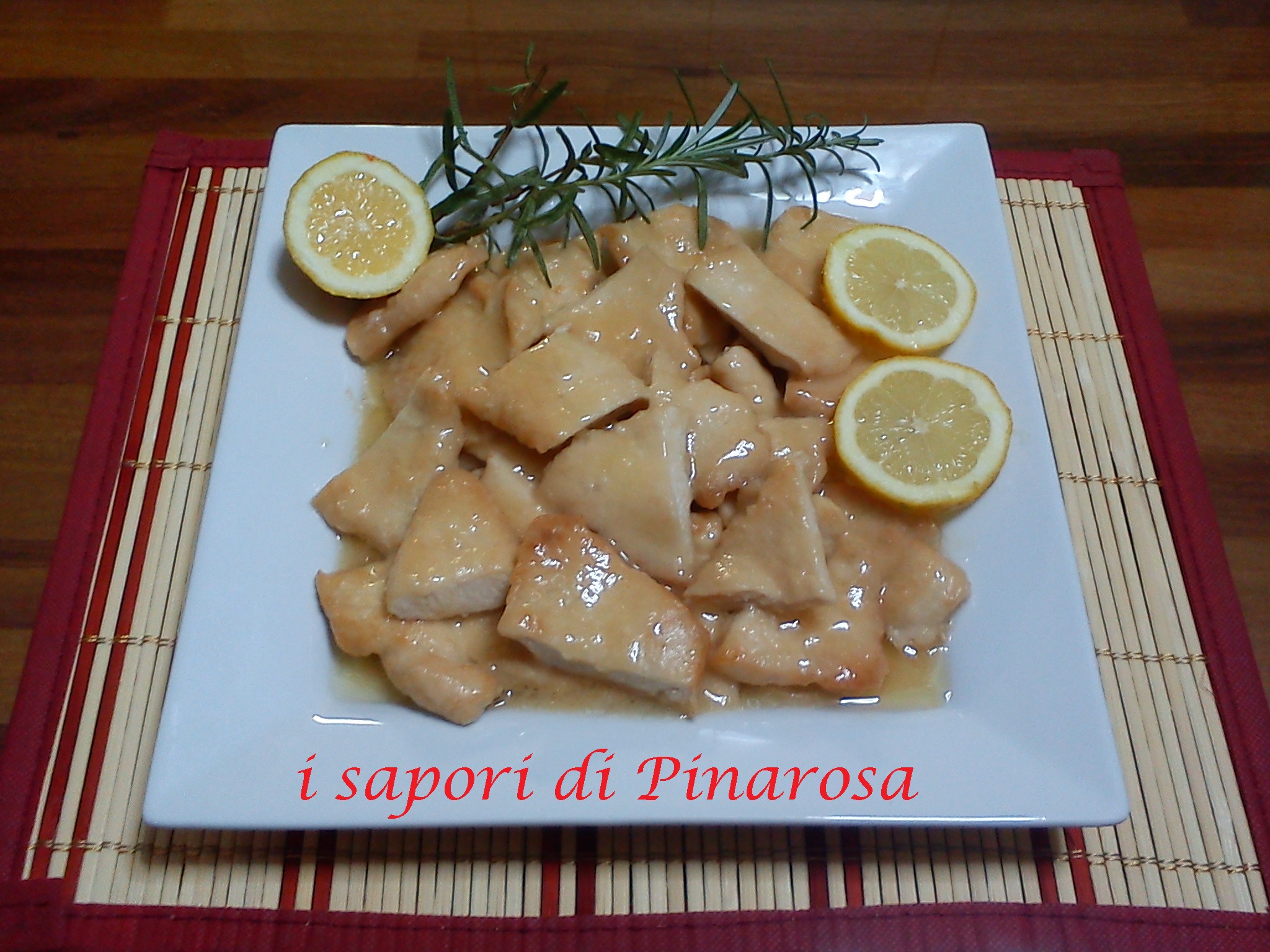 STRACCETTI DI POLLO AL LIMONE I SAPORI DI PINAROSA