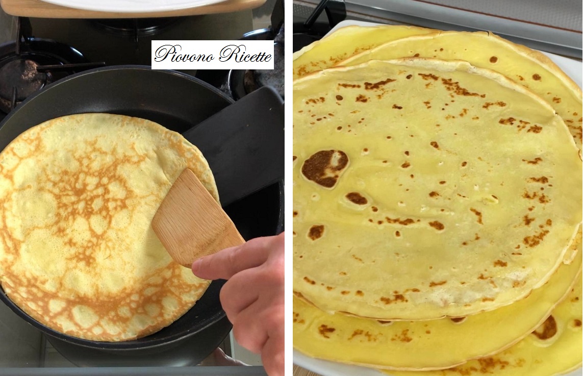 Crespelle - Ricetta base perfetta per tante preparazioni dal dolce al ...