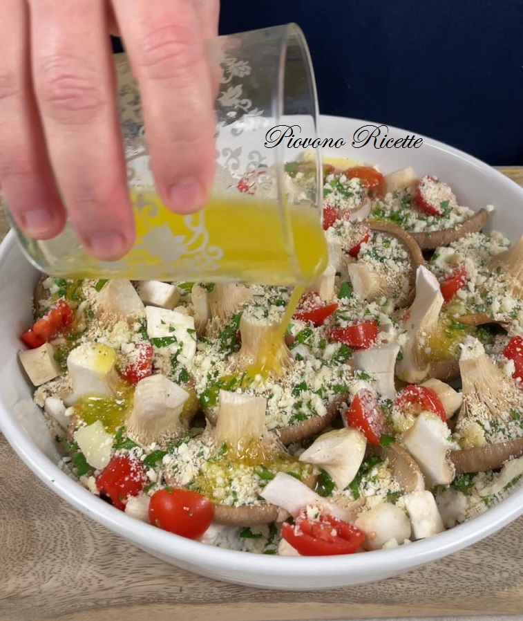 Funghi cardoncelli gratinati - Piovono Ricette