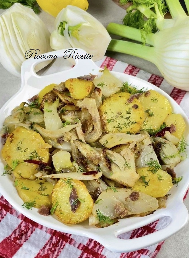Finocchi e patate in padella - Piovono Ricette