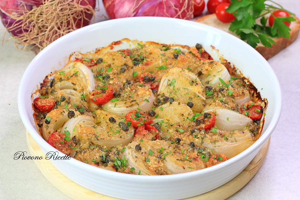 Cipolle al forno - la ricetta pugliese - Piovono Ricette