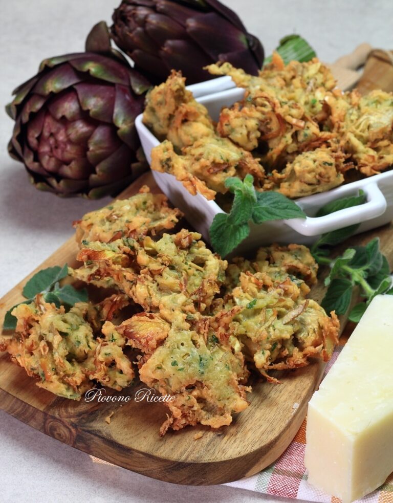 Frittelle di carciofi - Piovono Ricette