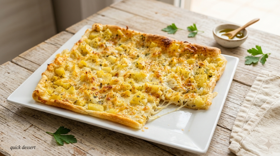 la cena con pasta sfoglia e patate più filante del web! pronta in 15 ...