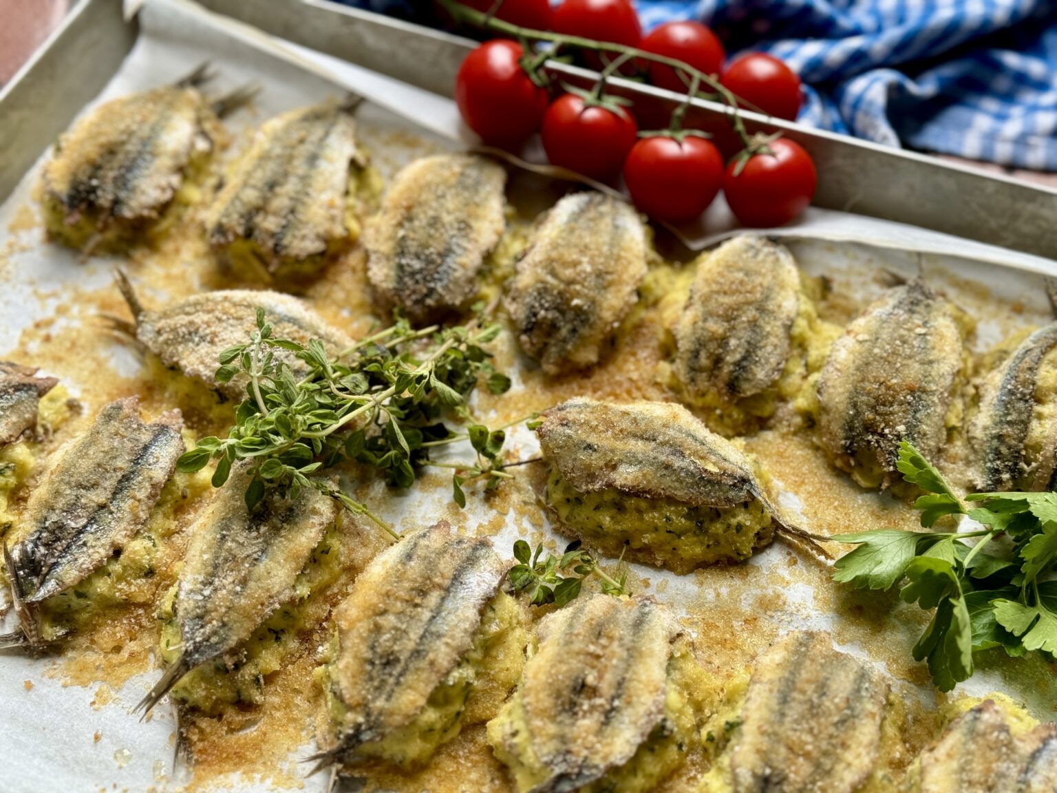 Le acciughe ripiene alla ligure sono una ricetta della tradizione