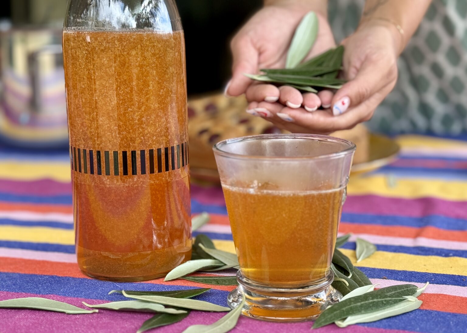 L'infuso di foglie di ulivo è un'ottima bevanda