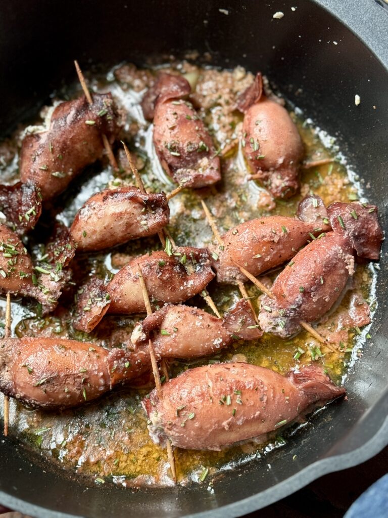 Totani ripieni alle erbe aromatiche - La nostra politica in cucina