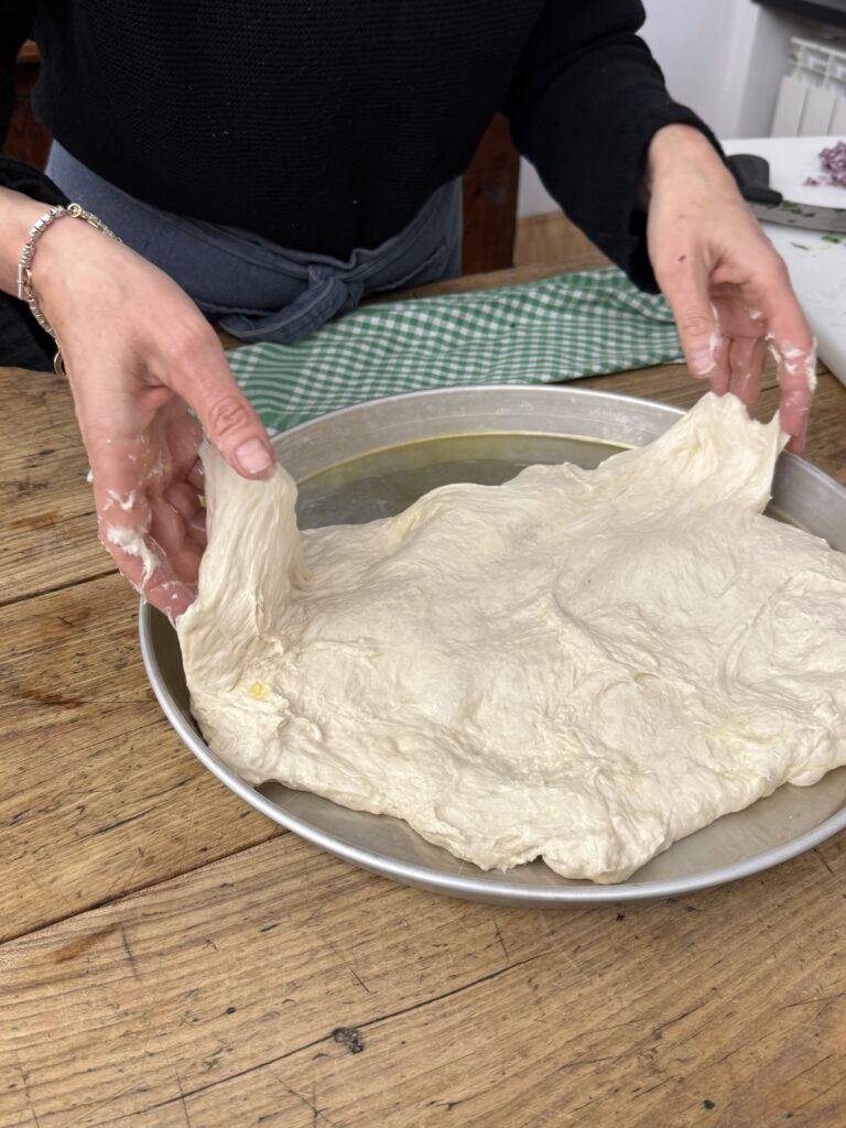 La focaccia verde della Val Nervia o pizza con le erbe