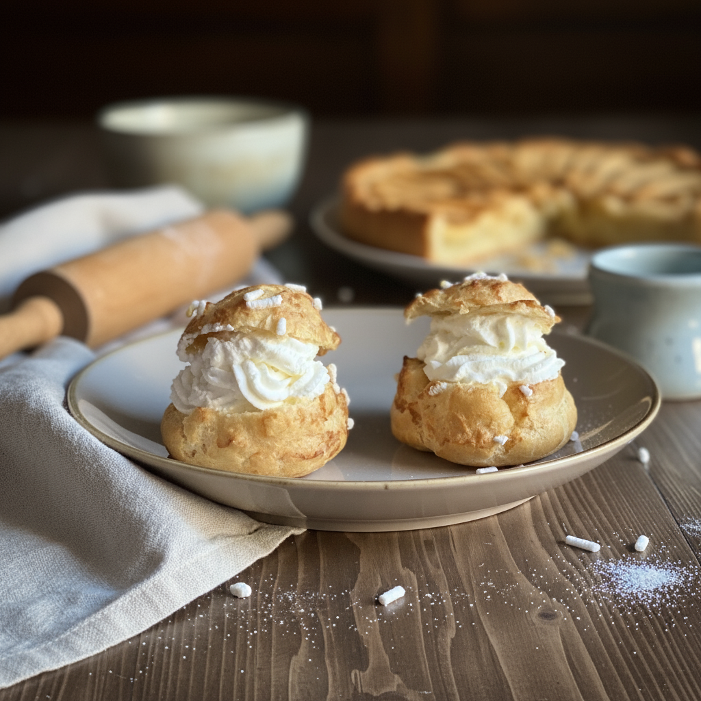 Cavolini genovesi con la panna, il dolce ligure della domenica