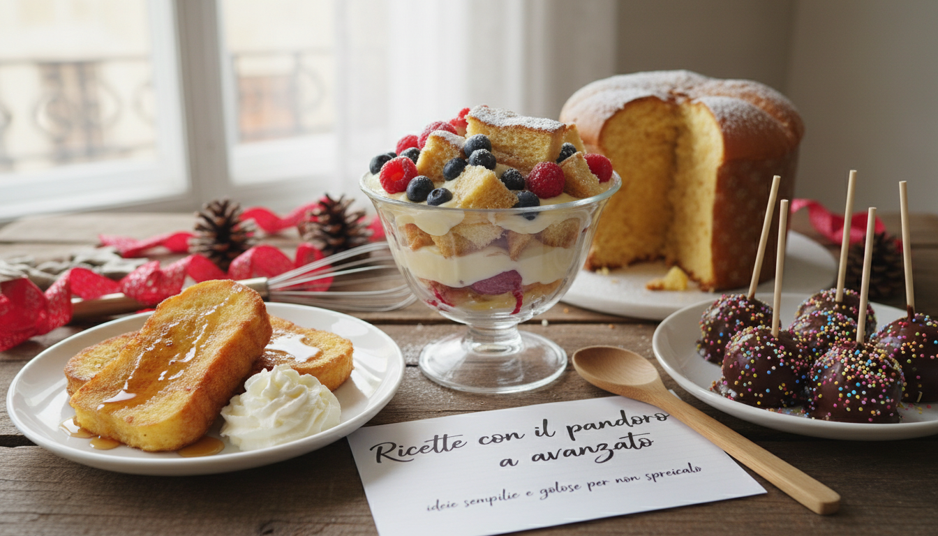 Ricette con il pandoro avanzato: idee semplici e golose
