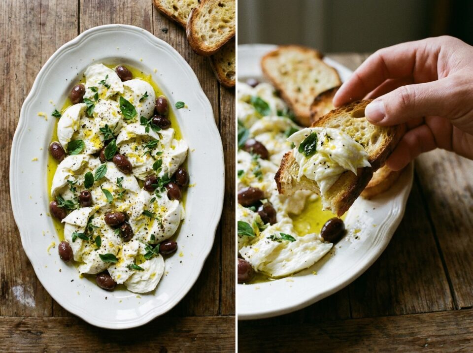 Mozzarella marinata alla ligure: ricetta fresca, veloce e profumata