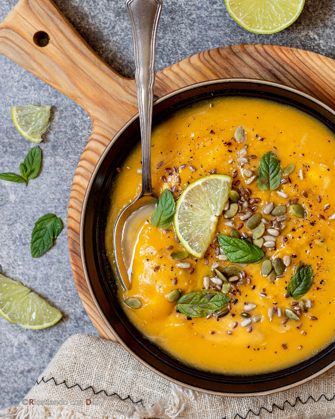 Crema di patate dolci al lime, ricetta facile e veloce