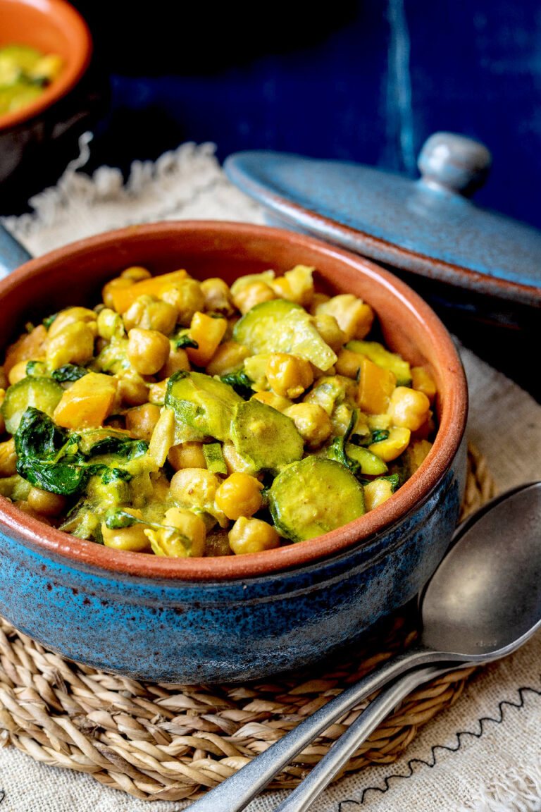 Curry di ceci alle verdure, ricetta vegetariana