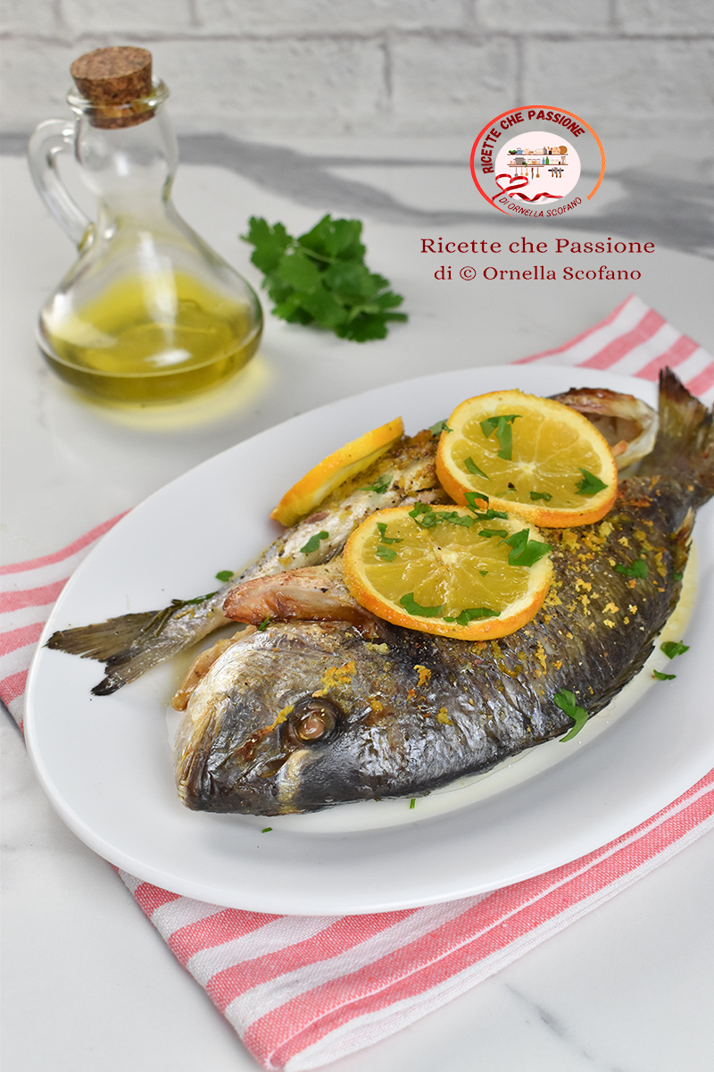 Orata all'arancia al forno piatto raffinato delle feste - Ricette che ...