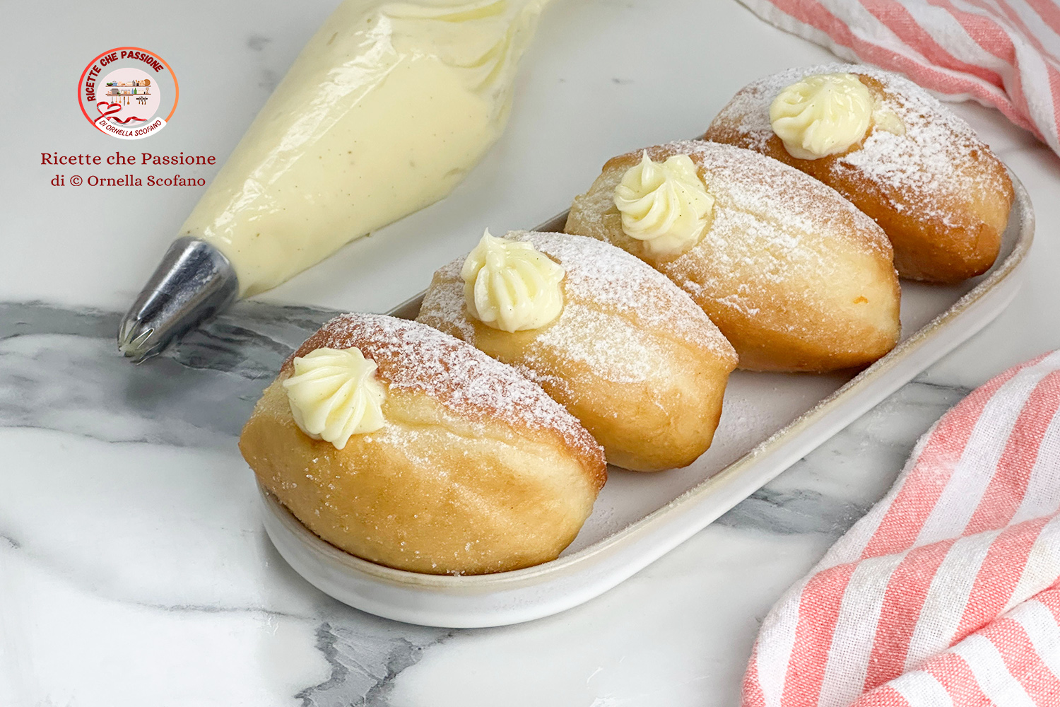 Bomboloni alla crema pasticcera facili e veloci per carnevale - Ricette ...