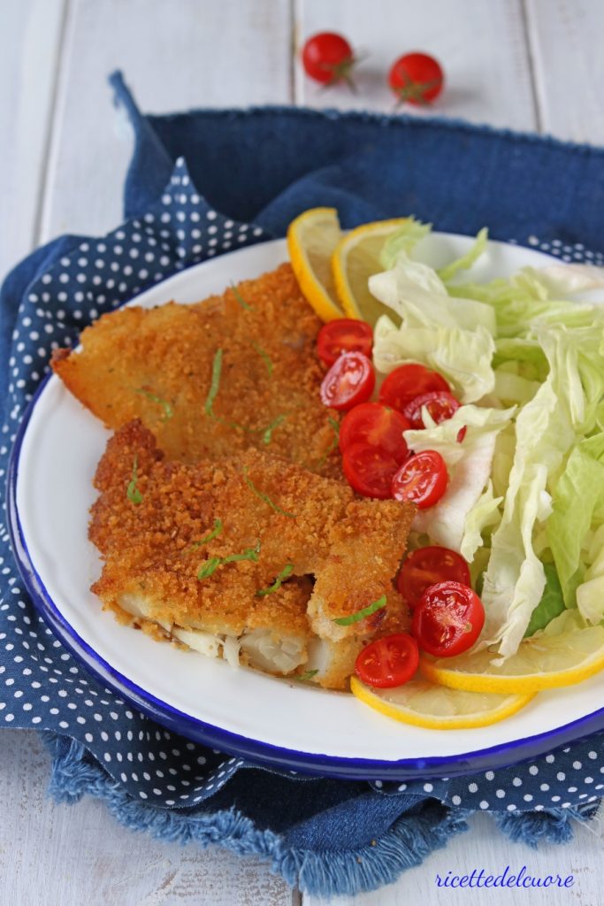 Merluzzo impanato al forno croccante e leggero