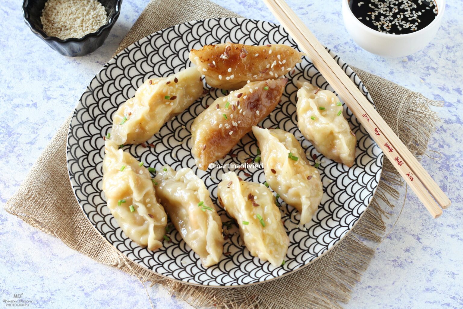 Gyoza con gamberi e verdure - Le Ricette di Libellula