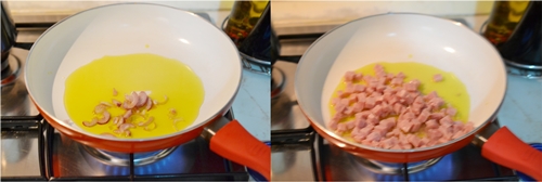 SPAGHETTI PROSCIUTTO E FORMAGGIO SPALMABILE( primo piatto cremoso)