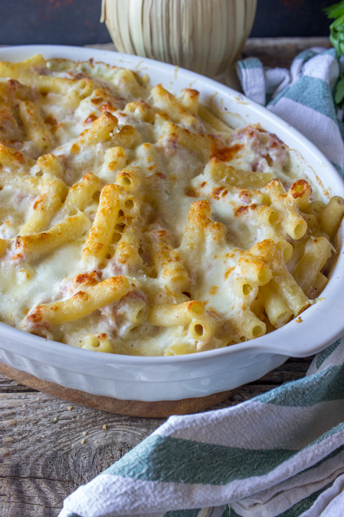 PASTA AL GRATIN VELOCE 10 minuti, RICETTA NAPOLETANA