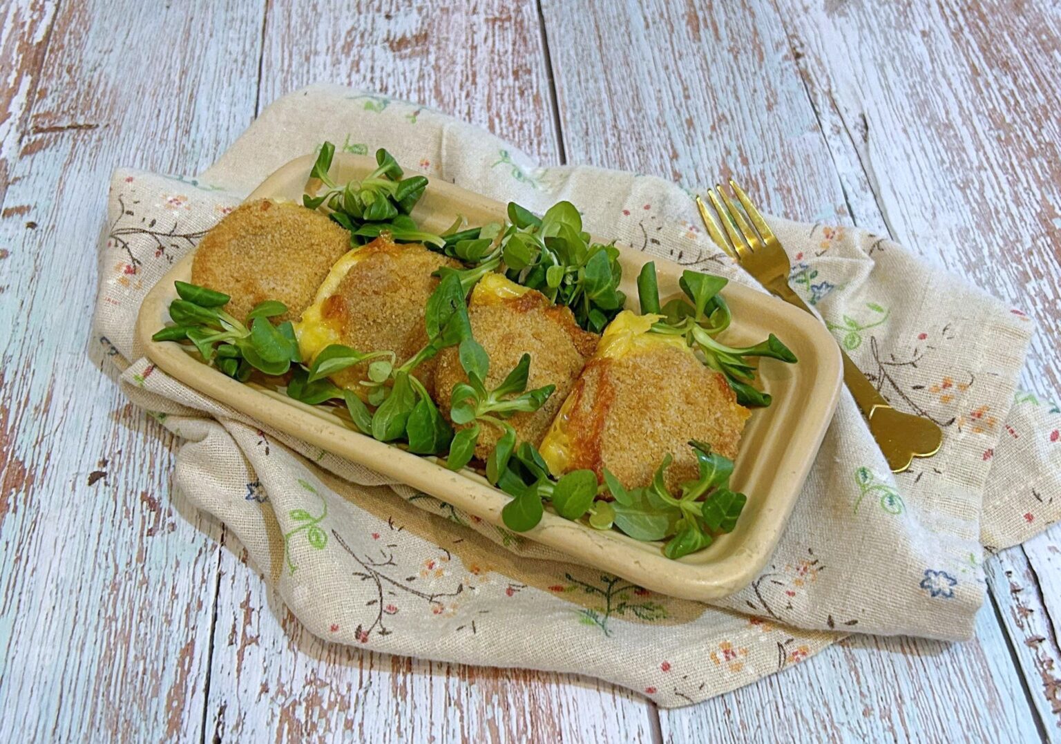 FORMAGGIO IMPANATO AL FORNO - Ricette facili & felici