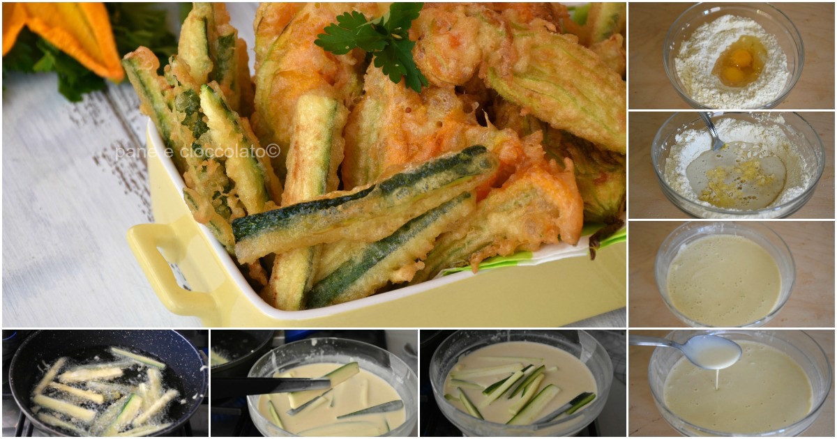 Zucchine in pastella con pastella leggera RICETTA SEGRETA
