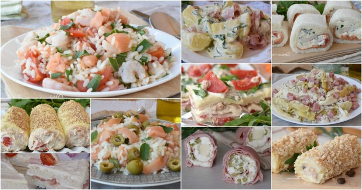 20 RICETTE di INSALATE e PIATTI senza Cottura Contorni o Antipasti