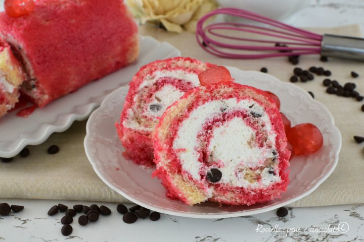 DOLCE Rotolo Ripieno con RICOTTA e Cioccolato Cottura 8 minuti