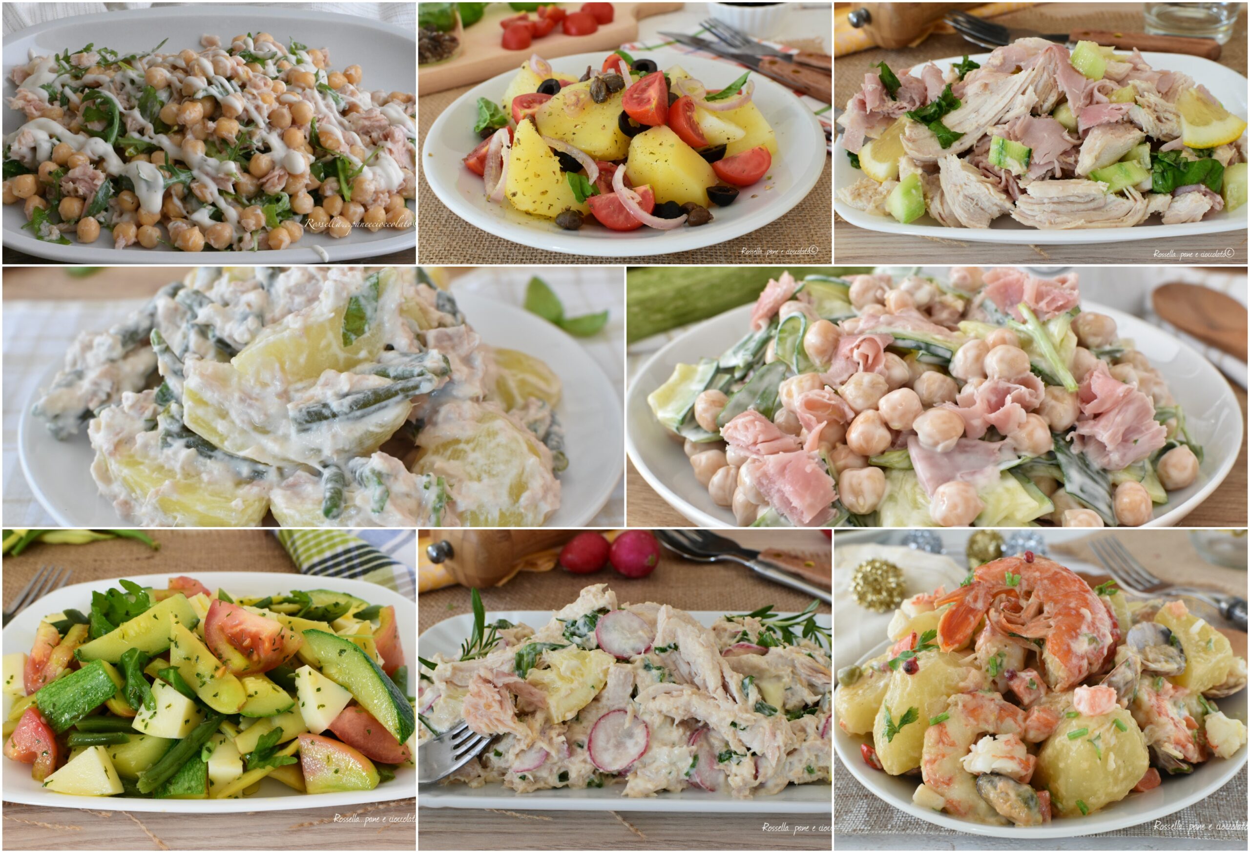 INSALATONE FRESCHE per il Mare Ricette facili estive