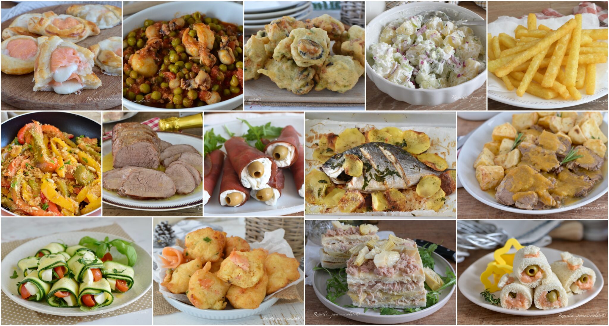 ANTIPASTI e SECONDI e CONTORNI per le Feste facili e gustosi