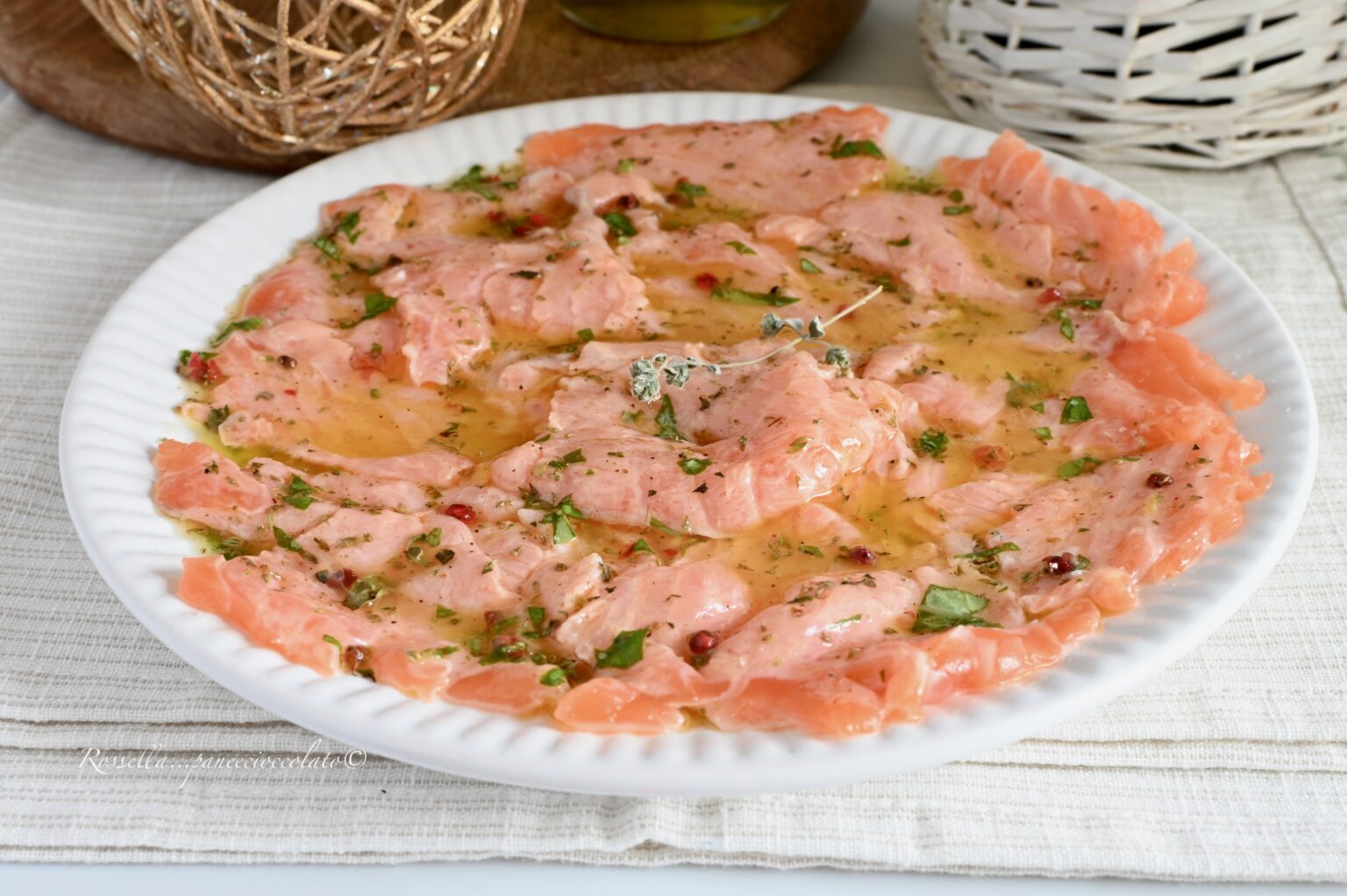 Salmone Marinato la Ricetta dettagliata dell'Antipasto di pesce più buono