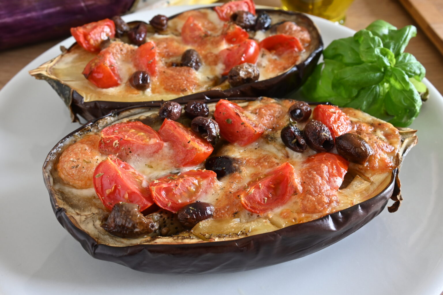 MELANZANE INTERE alla Mediterranea ricetta secondo piatto