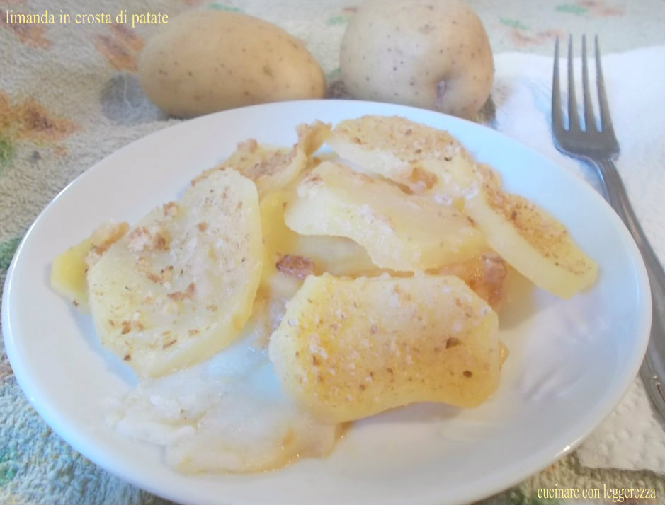 Limanda in crosta di patate