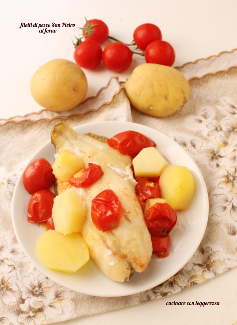 Filetti di pesce San Pietro al forno