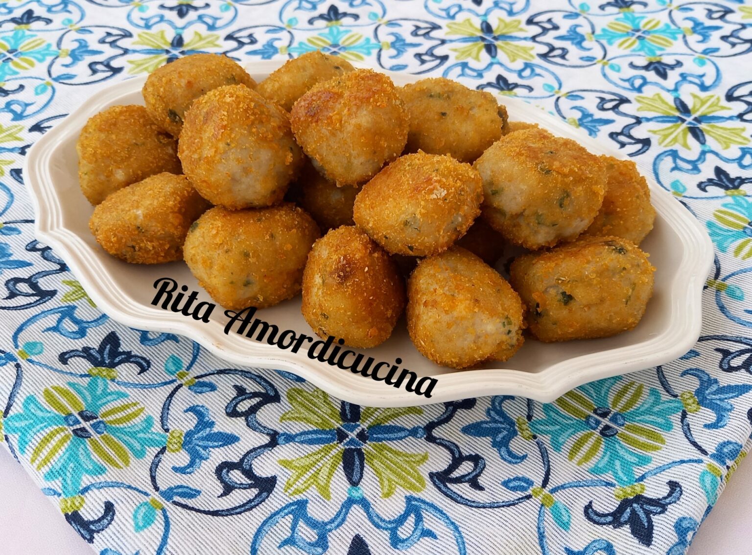 Polpette di merluzzo croccanti e saporite - Le ricette di Rita Amordicucina