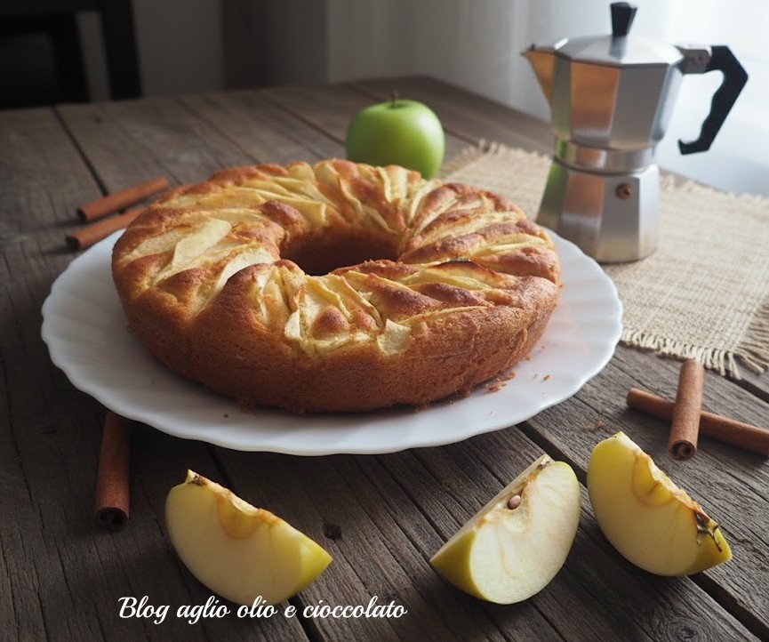 torta di mele light senza burro e senza zucchero soffice e leggera