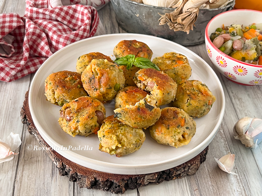 Polpette di minestrone avanzato