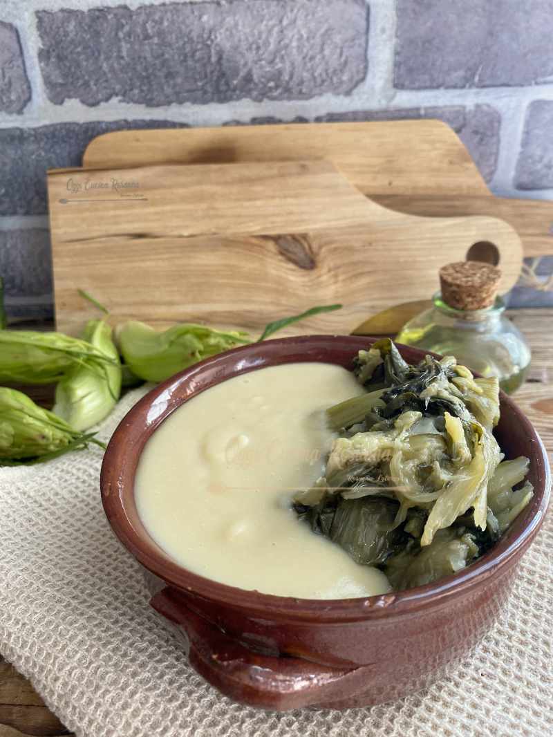 Fave e cicorie - ricetta di Puglia- anche con Bimby