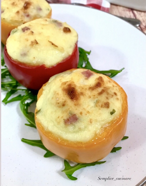 Peperoni ripieni con patate - Semplice Cucinare Con Giulia