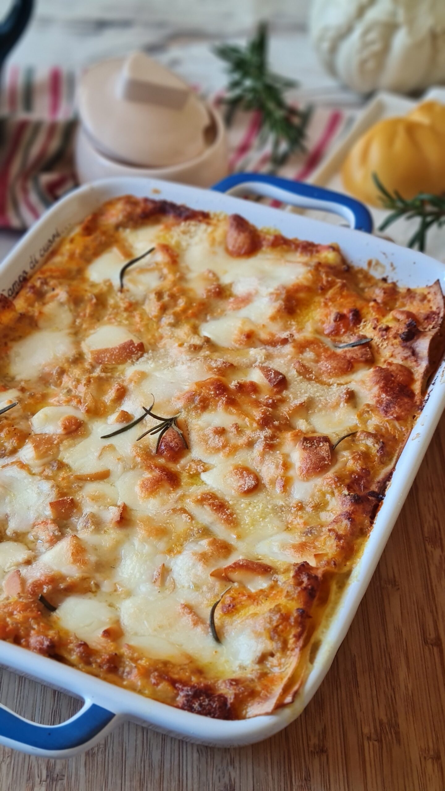 Lasagna con crema di zucca e salsiccia ⋆ Sfizi & Delizie di Paola