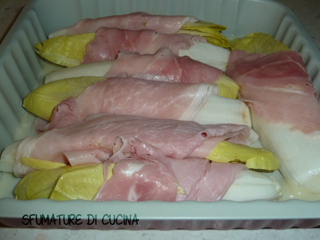 Indivia al forno con Prosciutto Cotto | SFUMATURE DI DIABETE e DI CUCINA