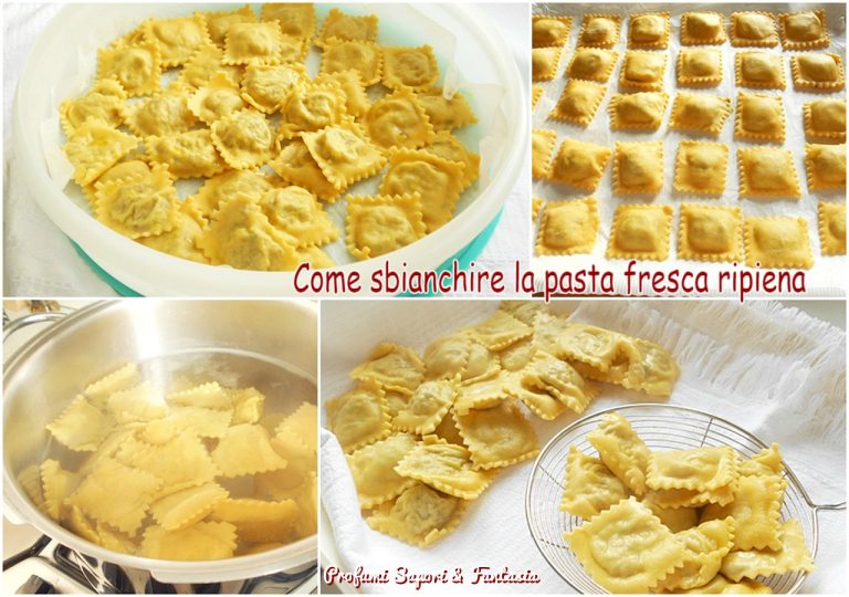 Come sbianchire la pasta fresca ripiena – Profumi Sapori & Fantasia